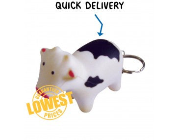 Promotional Cow Shaped Key Rings Stress Toys | Australia – Stressball ...