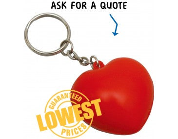 Promotional Heart Shaped Key Ring Stress Toys | Australia – Stressball ...